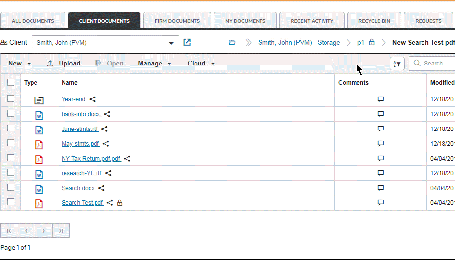 Filter data and filter documents